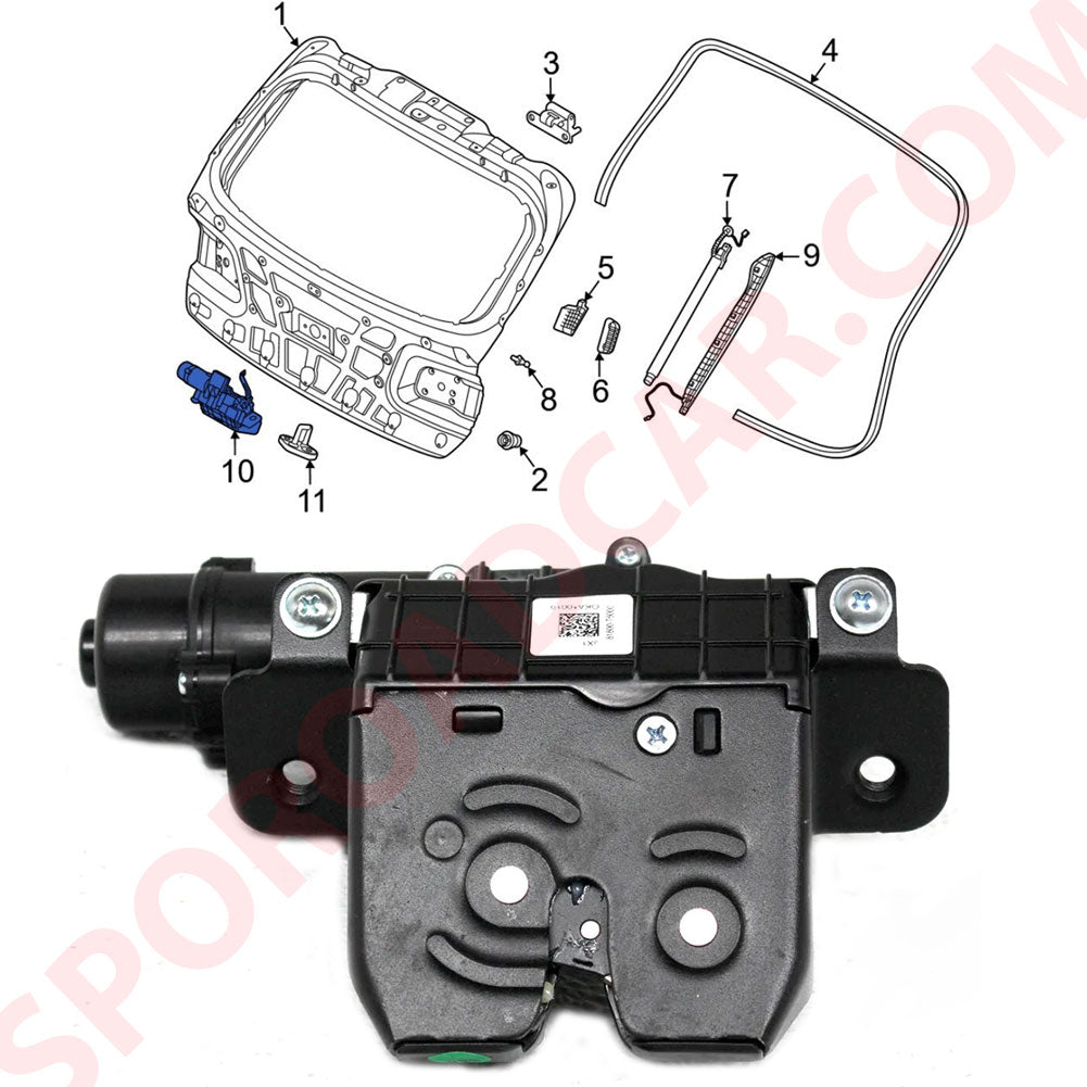 Rear Trunk Power Lock Latch Actuator Hyundai Genesis GV80 81800T6000 ...