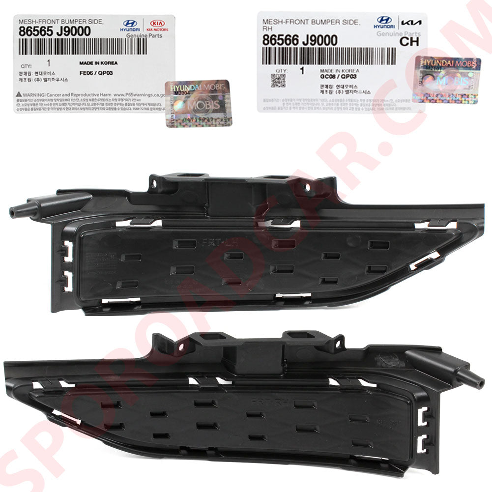 Front Bumper Mesh Cover Lh Rh 2P For yundai KONA 86565J9000 86566J9000 ...