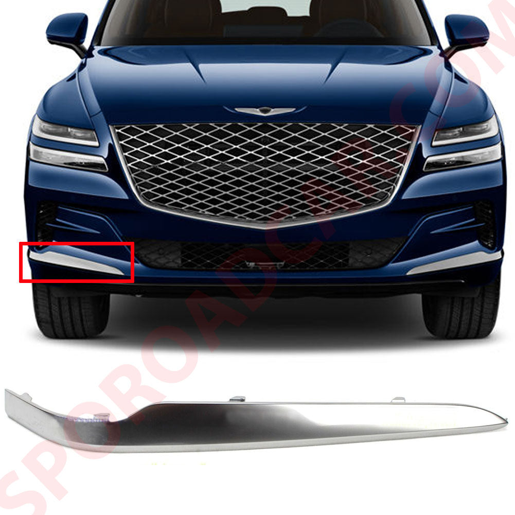 Front Bumper Lower Semi-Gloss Molding Rh Hyundai GV80 86596T6010 ...